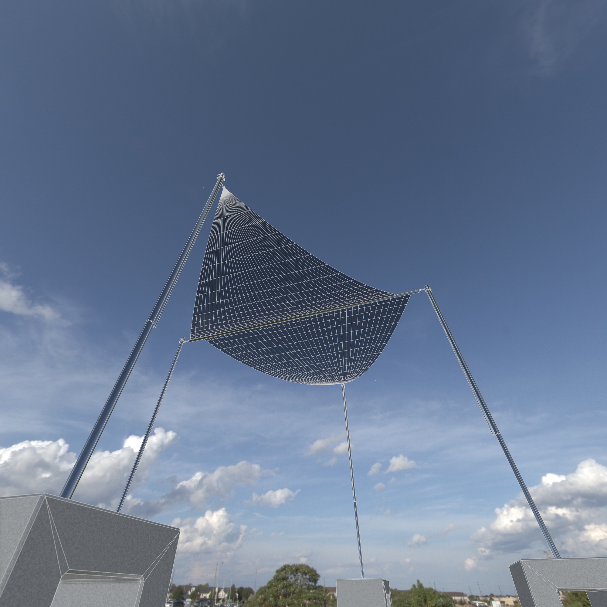 Free sun shade 3D model - TurboSquid 1210233