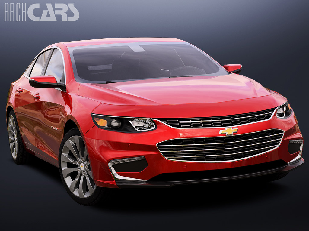 Chevrolet malibu 3D model - TurboSquid 1210285