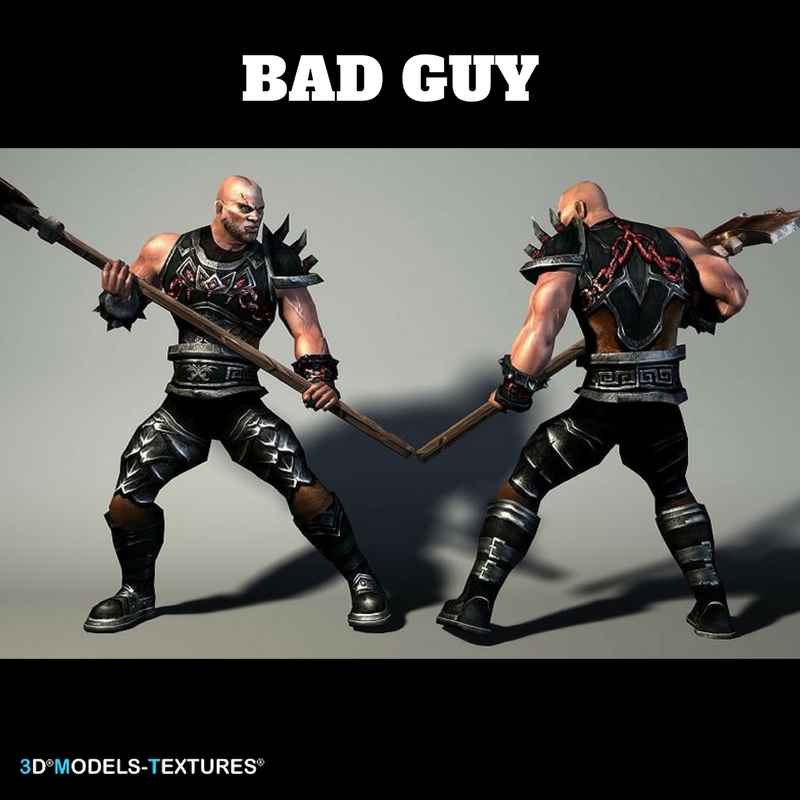 3D bad guy - TurboSquid 1210410