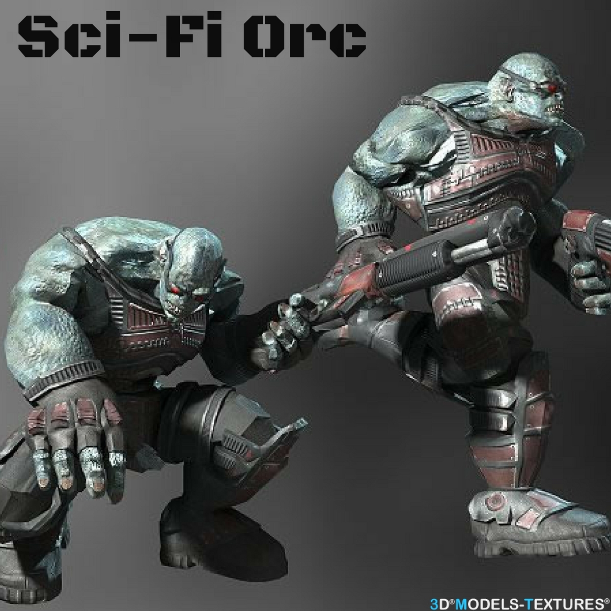 Sci-fi orc 3D - TurboSquid 1210441
