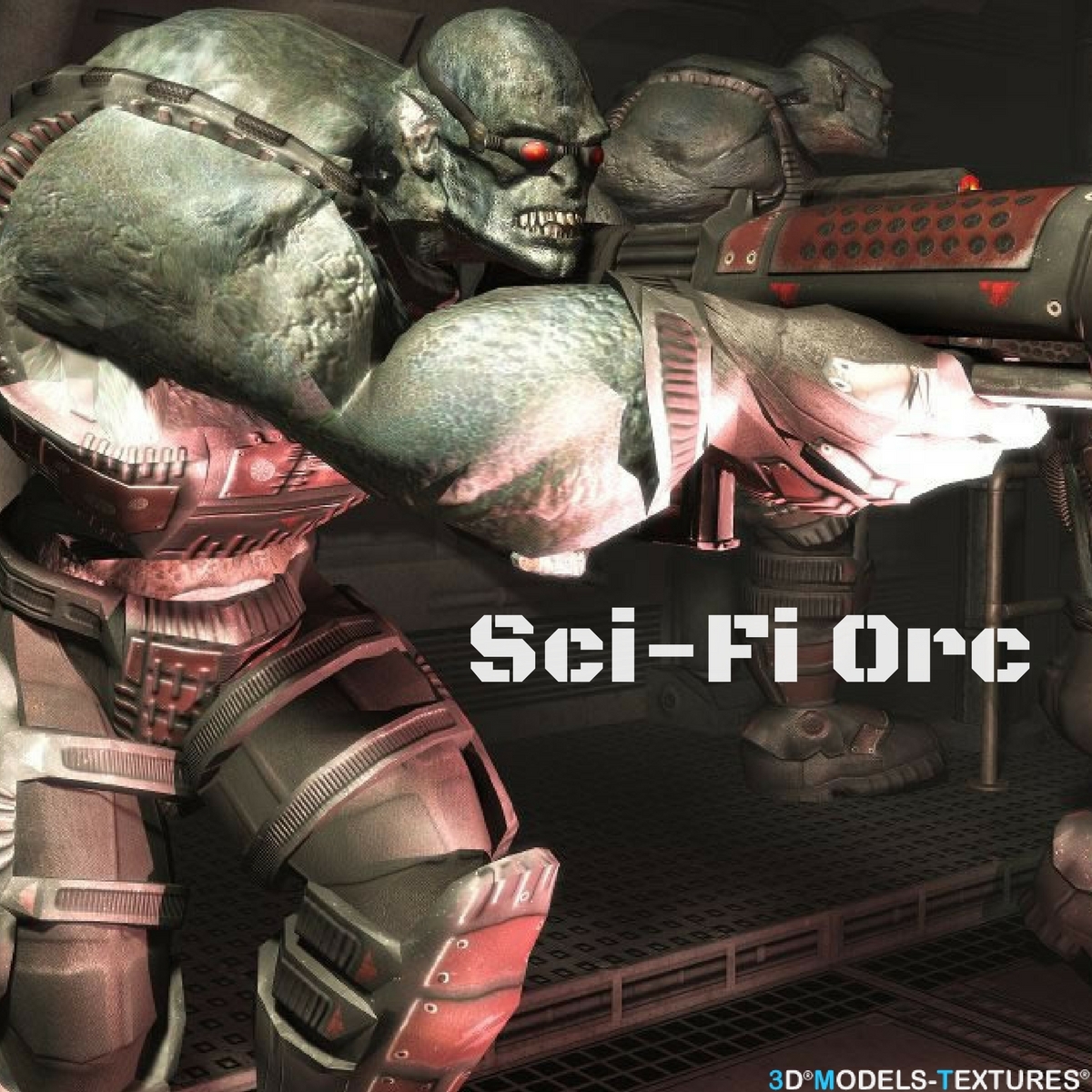 Sci-fi orc 3D - TurboSquid 1210441