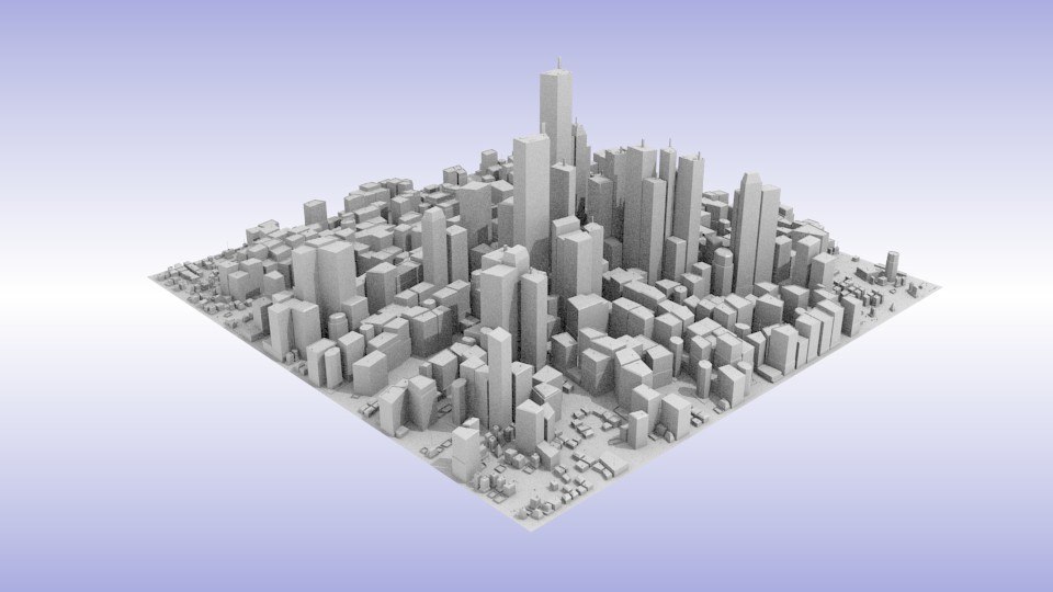 Cityscape streets 3D model - TurboSquid 1210508