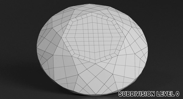 Brilliant diamond cut 3D model - TurboSquid 1210533
