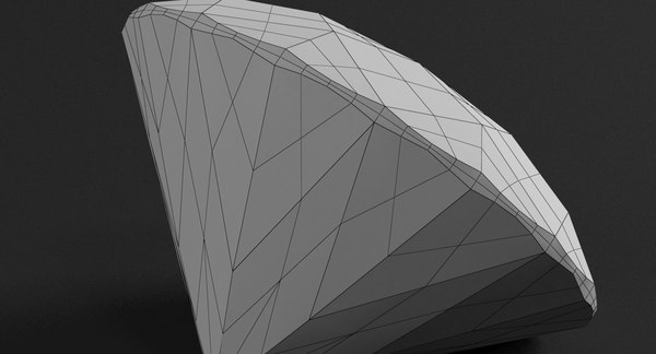 Brilliant diamond cut 3D model - TurboSquid 1210533
