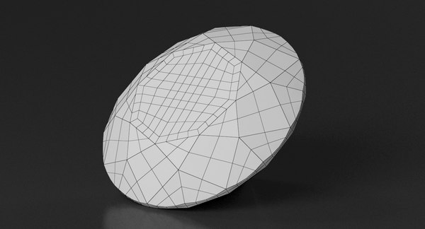 Brilliant diamond cut 3D model - TurboSquid 1210533