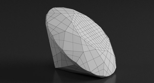 Brilliant diamond cut 3D model - TurboSquid 1210533