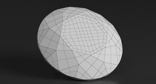 Brilliant diamond cut 3D model - TurboSquid 1210533