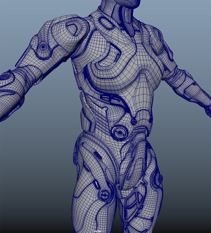 3D model cyborg human - TurboSquid 1210552