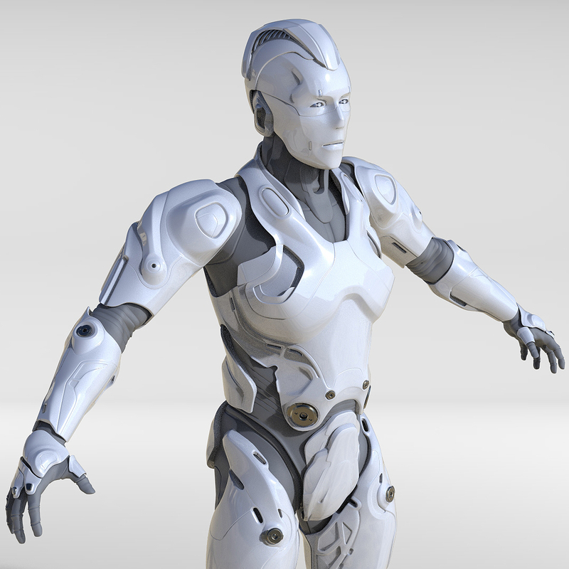 3D model cyborg human - TurboSquid 1210552