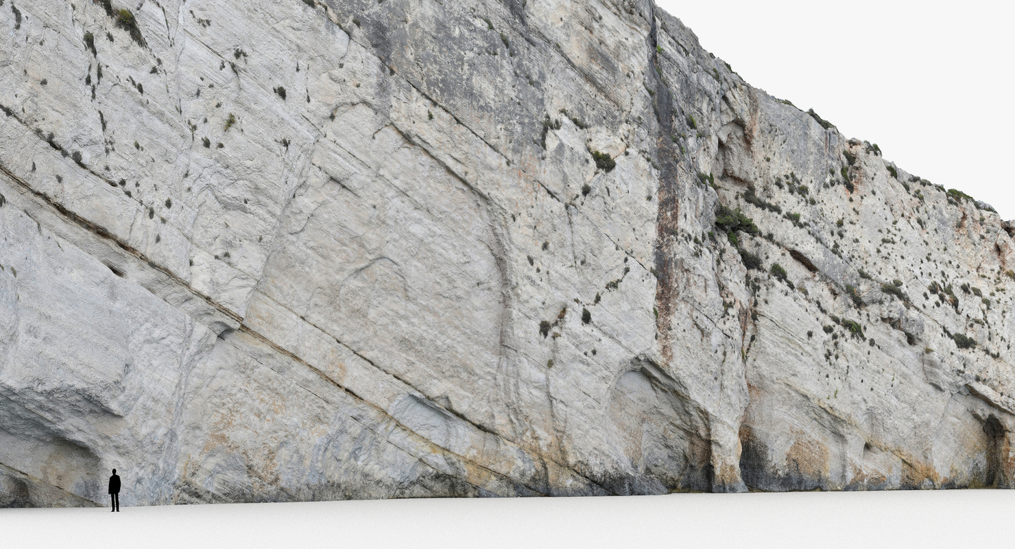 3D mediterranean cliffs model - TurboSquid 1210567