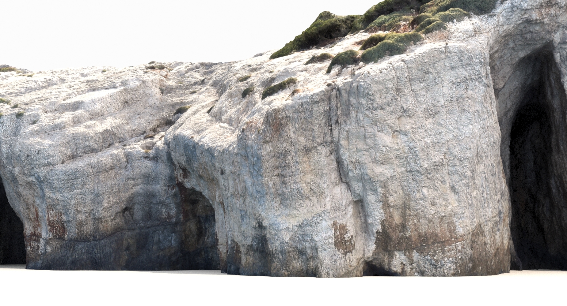 3D mediterranean cliffs model - TurboSquid 1210567