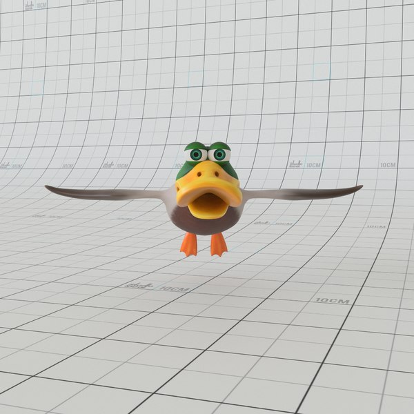 Cartoon Duck Rigged 3D 모델 - TurboSquid 1210576