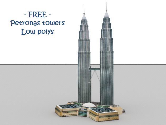 Free 3D petronas towers - TurboSquid 1210664