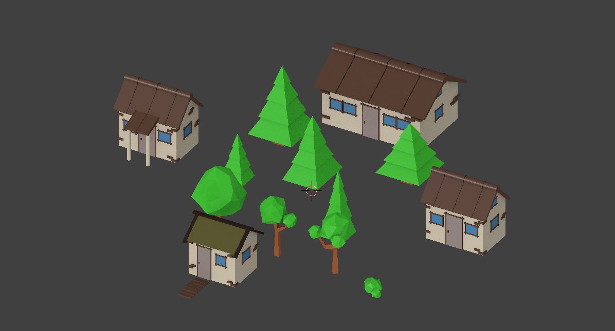 3D village model - TurboSquid 1210774