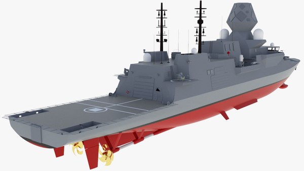 3D type frigate sea 5000 - TurboSquid 1210831