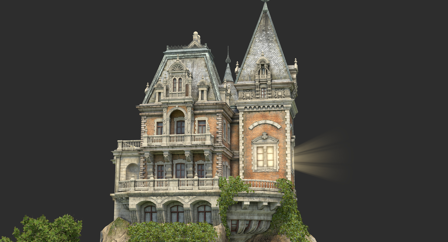 3D old ancient palace - TurboSquid 1210843