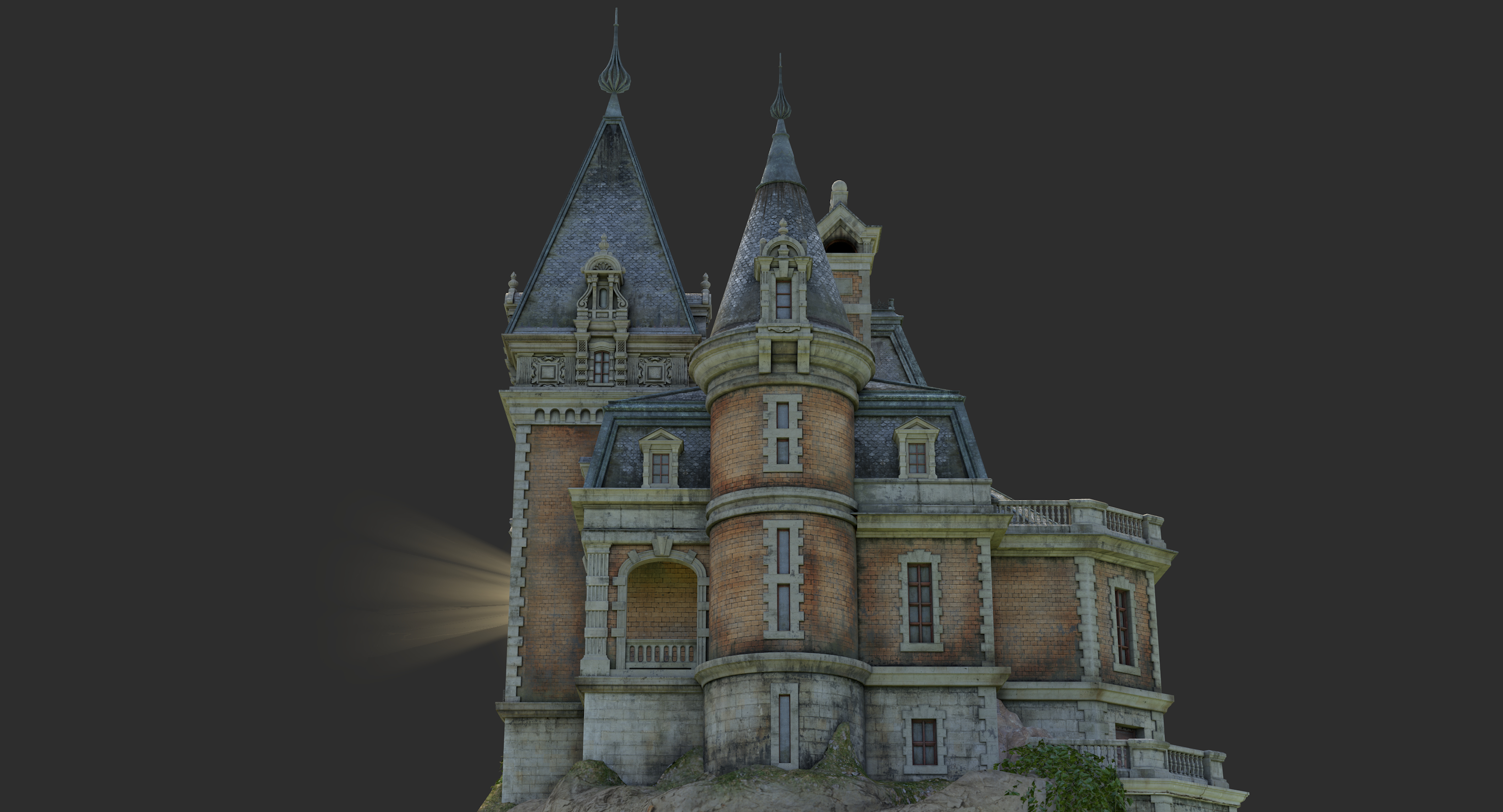 3D old ancient palace - TurboSquid 1210843