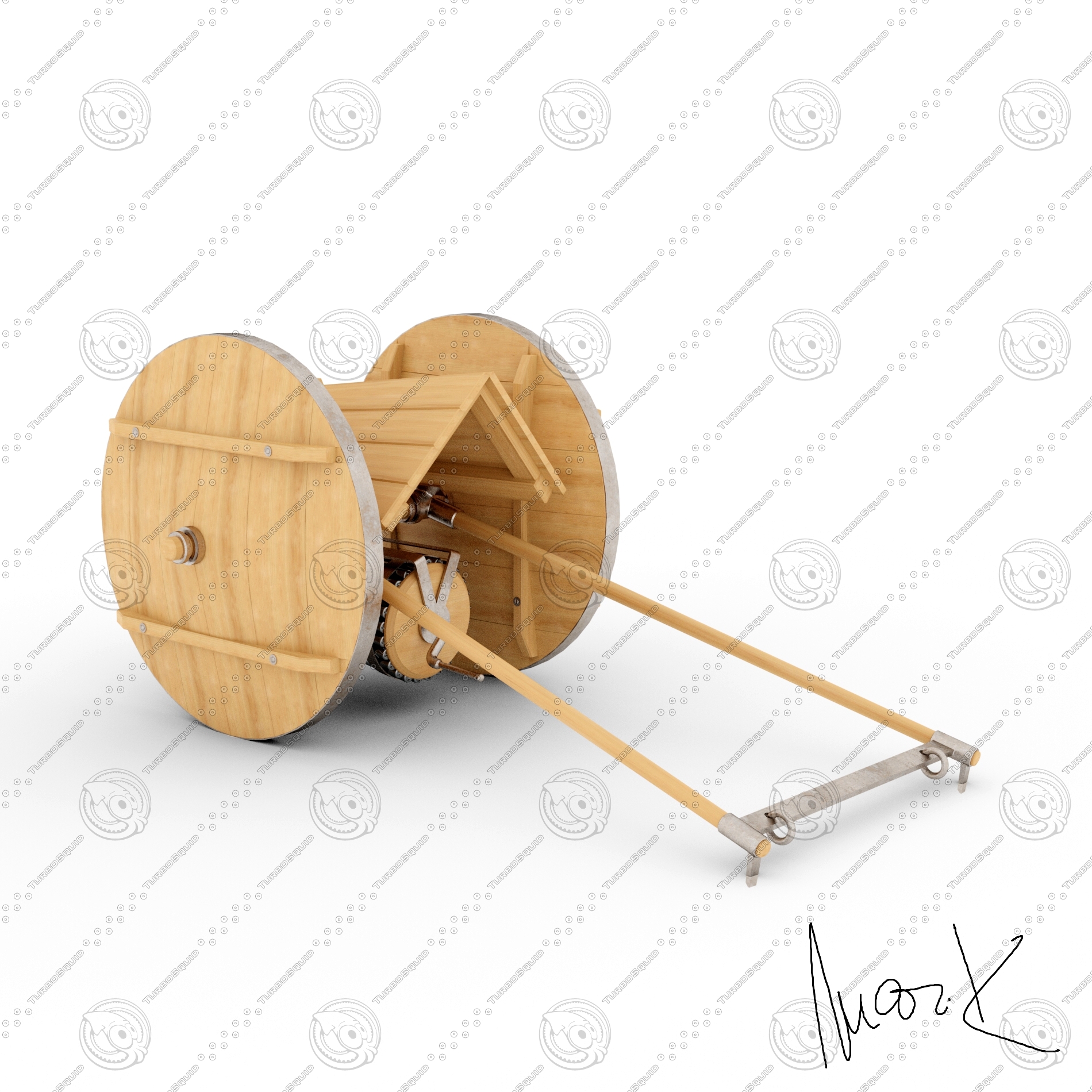 Machine-gun leonardo da model - TurboSquid 1210887