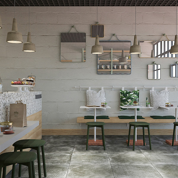 3D Cafe Models | TurboSquid