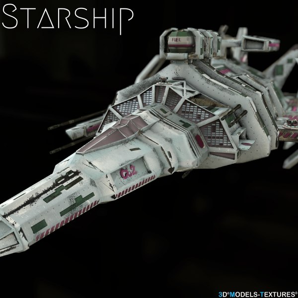3D starship model - TurboSquid 1211306