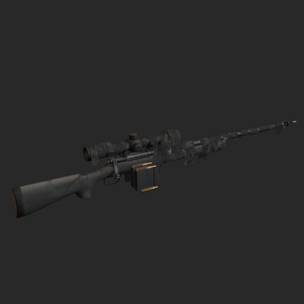 3D model sniper rifle m24 - TurboSquid 1211412
