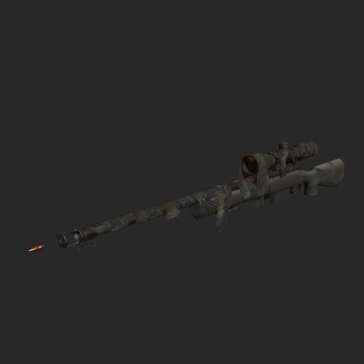 3D model sniper rifle m24 - TurboSquid 1211412