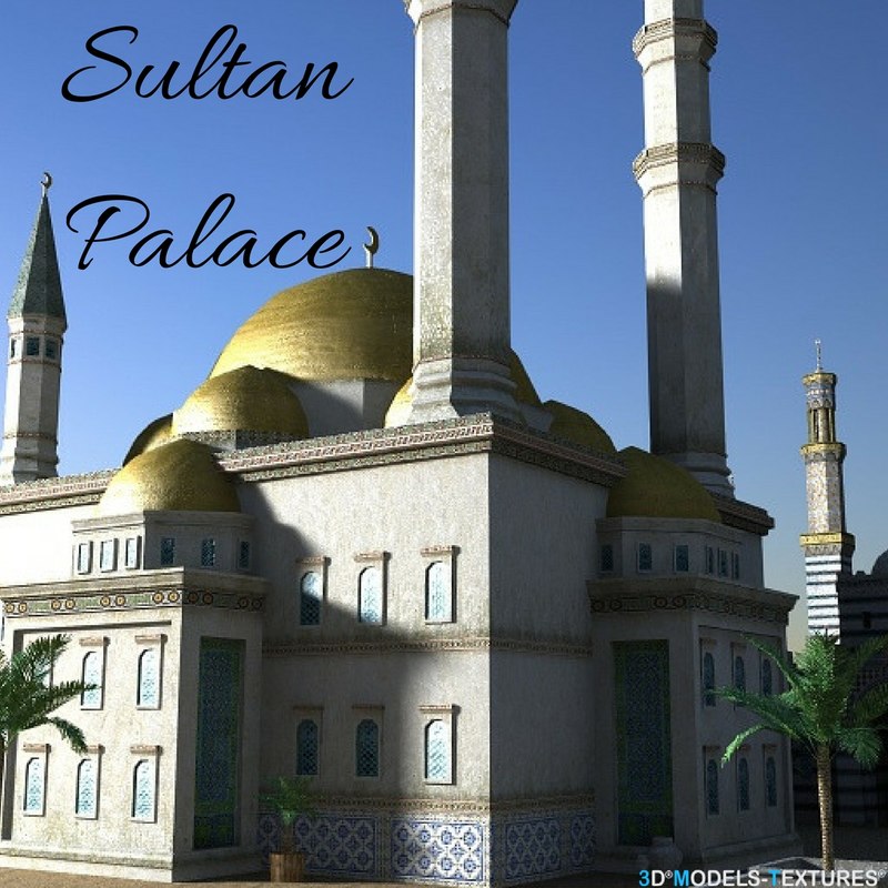 3D sultan palace model - TurboSquid 1211470