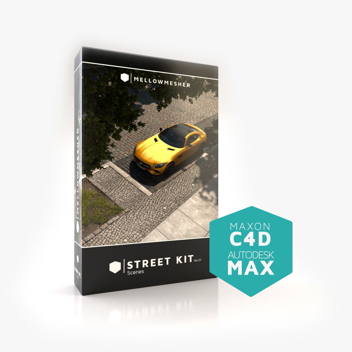 3D model scenes street kit - TurboSquid 1211649
