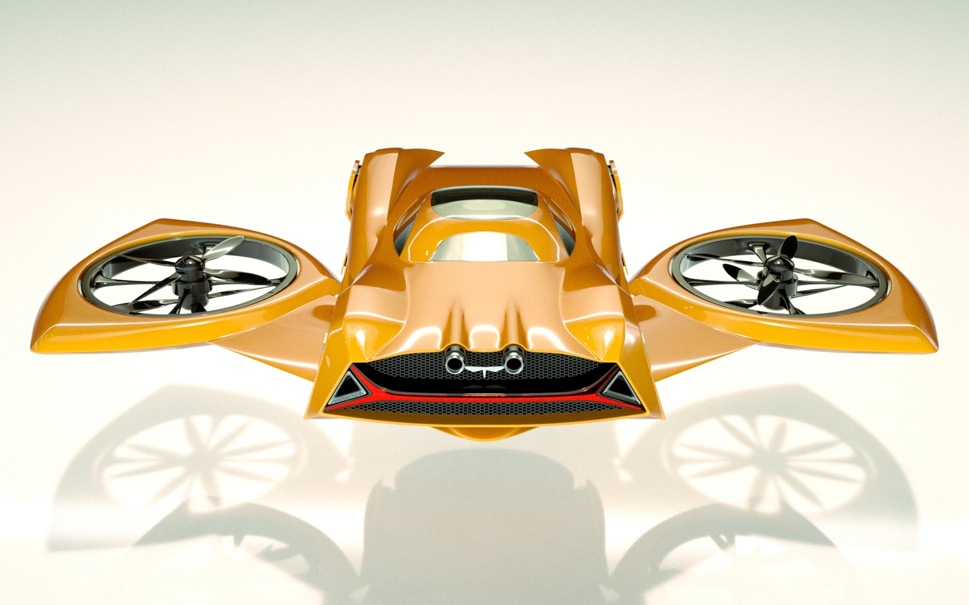 Car copter 3D model - TurboSquid 1211686