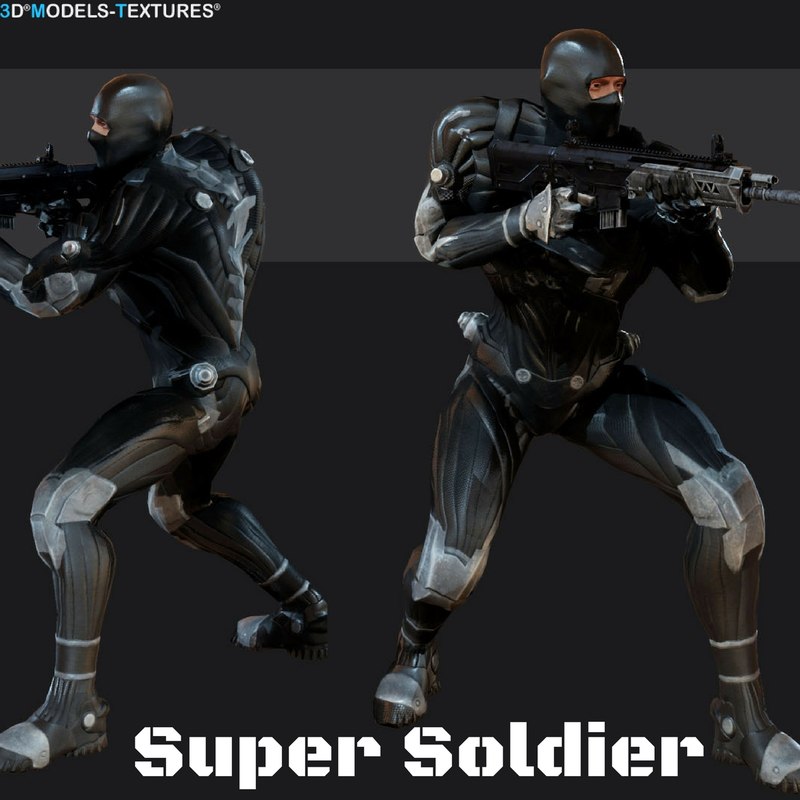 3D super soldier - TurboSquid 1211725
