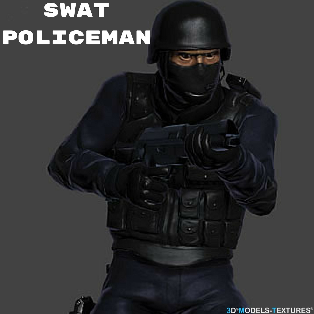 3D model swat policeman man - TurboSquid 1211741