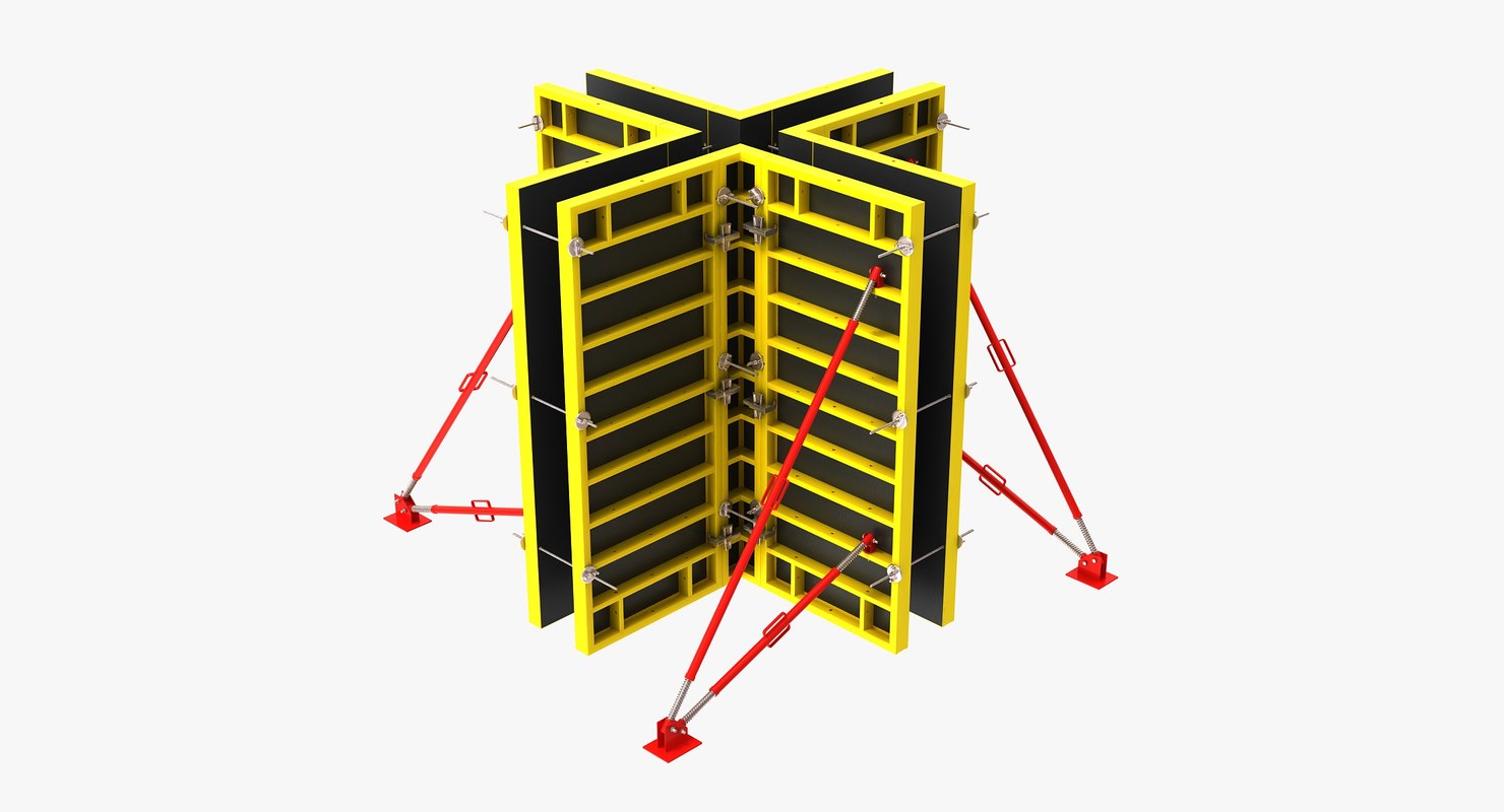 Formwork corner 3D - TurboSquid 1211746