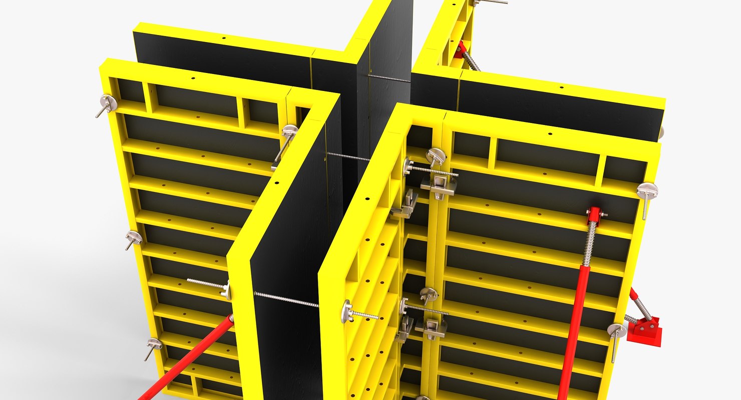 Formwork corner 3D - TurboSquid 1211746