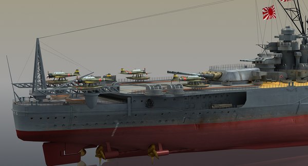 3D ijn musashi - TurboSquid 1211784