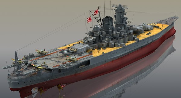 3D ijn musashi - TurboSquid 1211784
