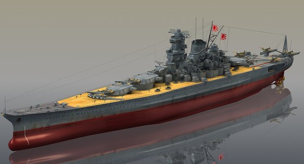 3D ijn musashi - TurboSquid 1211784