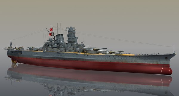 3D ijn musashi - TurboSquid 1211784