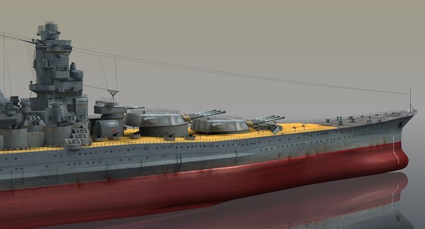 3D ijn musashi - TurboSquid 1211784