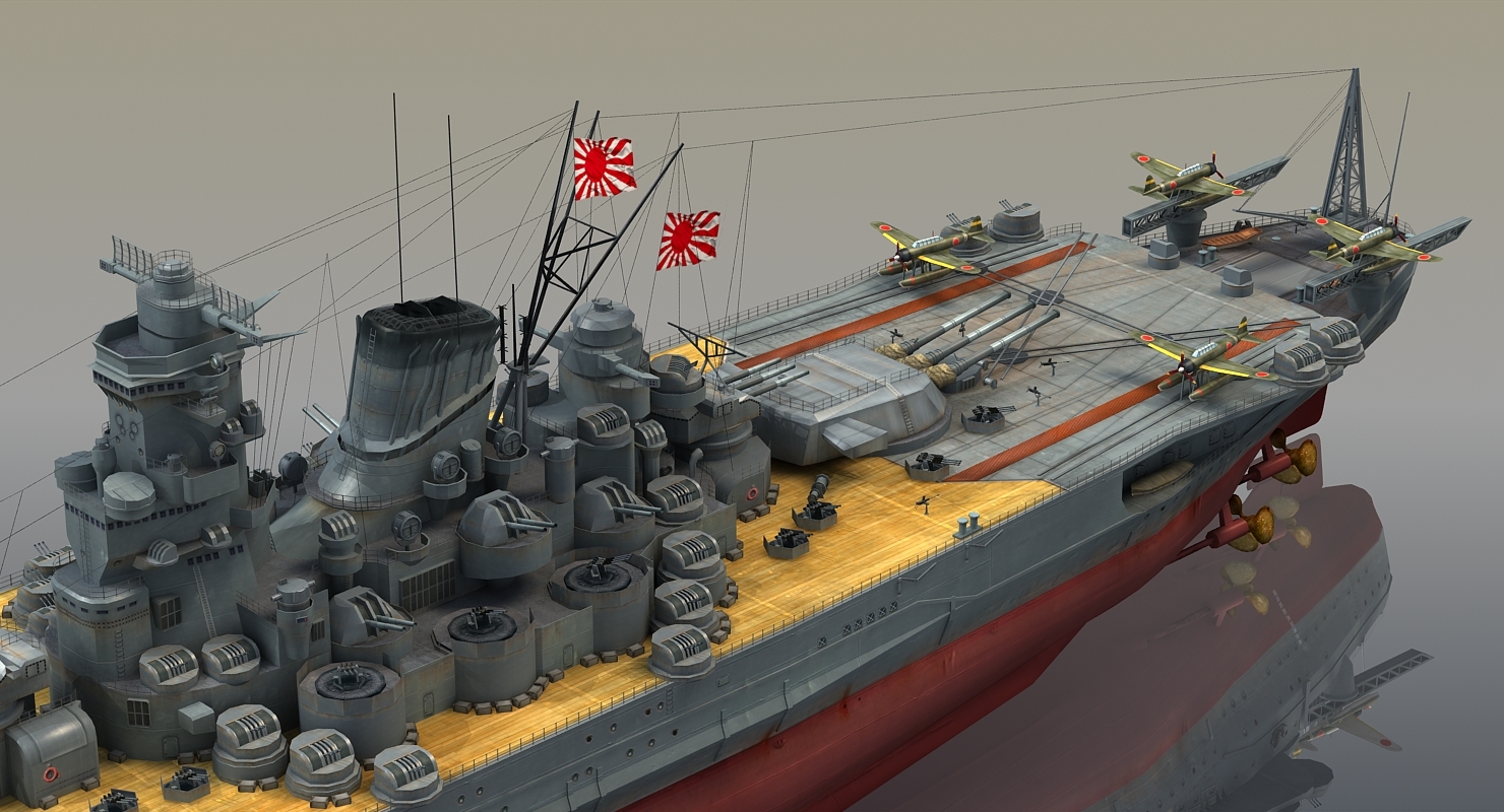 3D ijn musashi - TurboSquid 1211784
