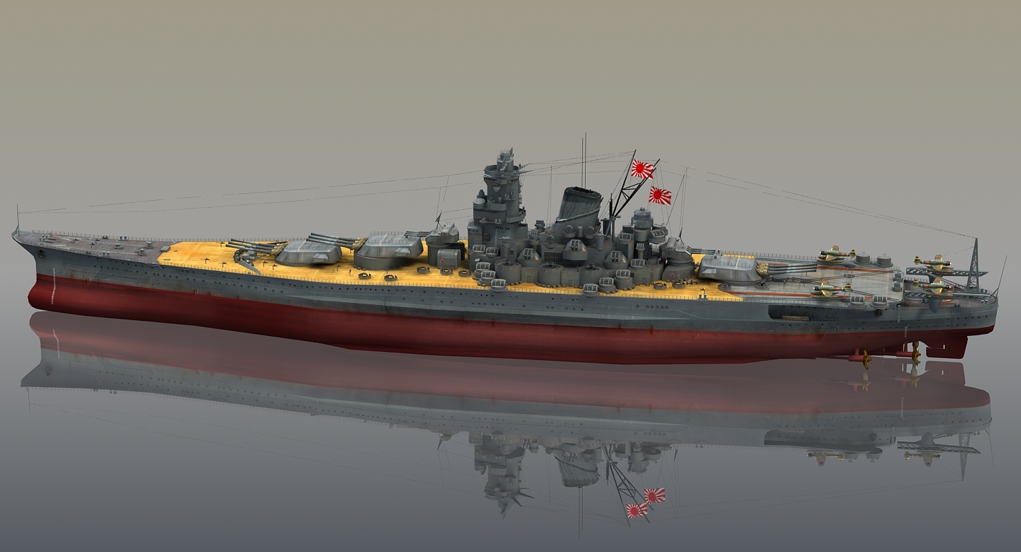 3D ijn musashi - TurboSquid 1211784