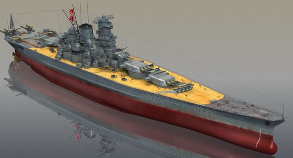 3D ijn musashi - TurboSquid 1211784