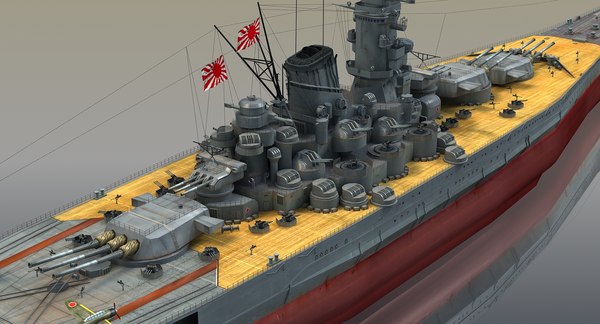 3D ijn musashi - TurboSquid 1211784