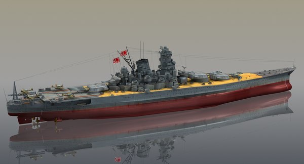 3D ijn musashi - TurboSquid 1211784