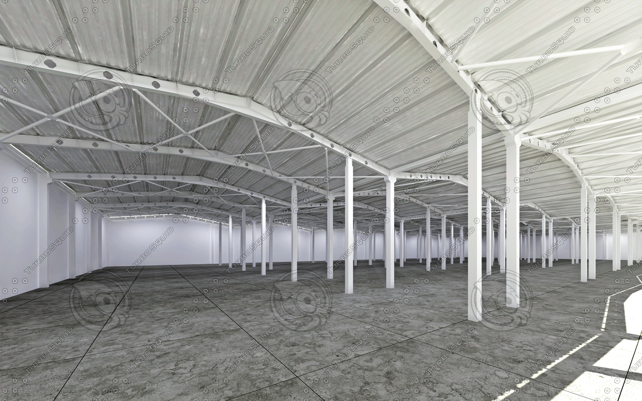 Factory interior 3D model - TurboSquid 1211830