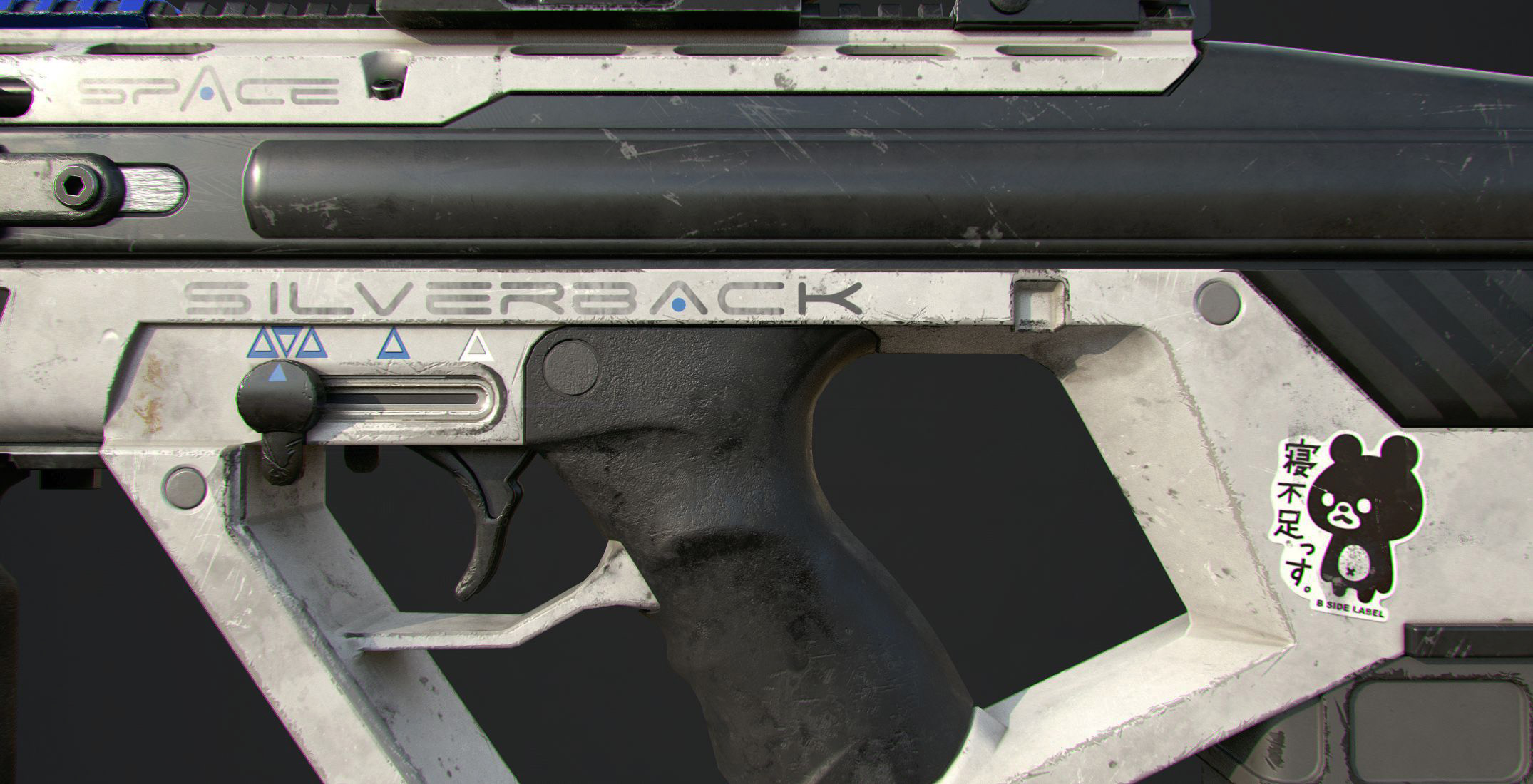 3d Sci Fi Battle Rifle Model Turbosquid 1211900