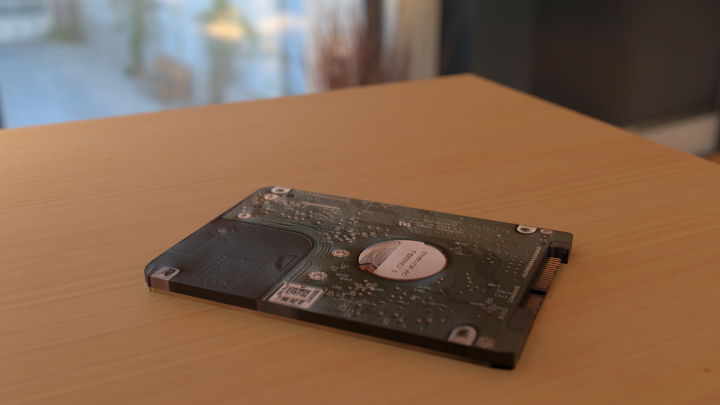 Hdd hard disc 3D model - TurboSquid 1211966