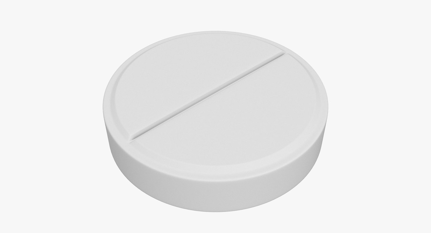 3D pill - TurboSquid 1212044