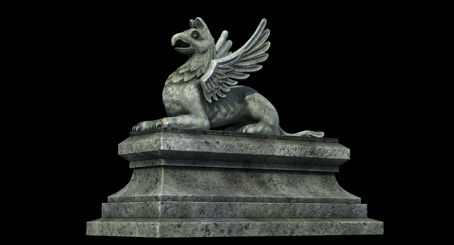 3D gothic statue 01 model - TurboSquid 1212079