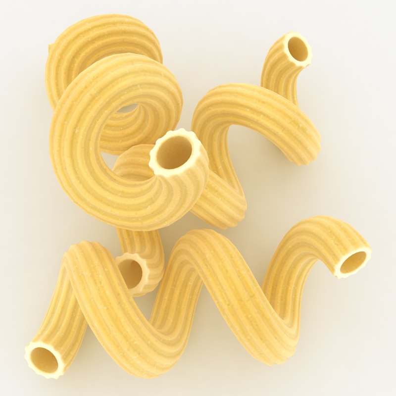 Realistic dry pasta set 3D model - TurboSquid 1212091