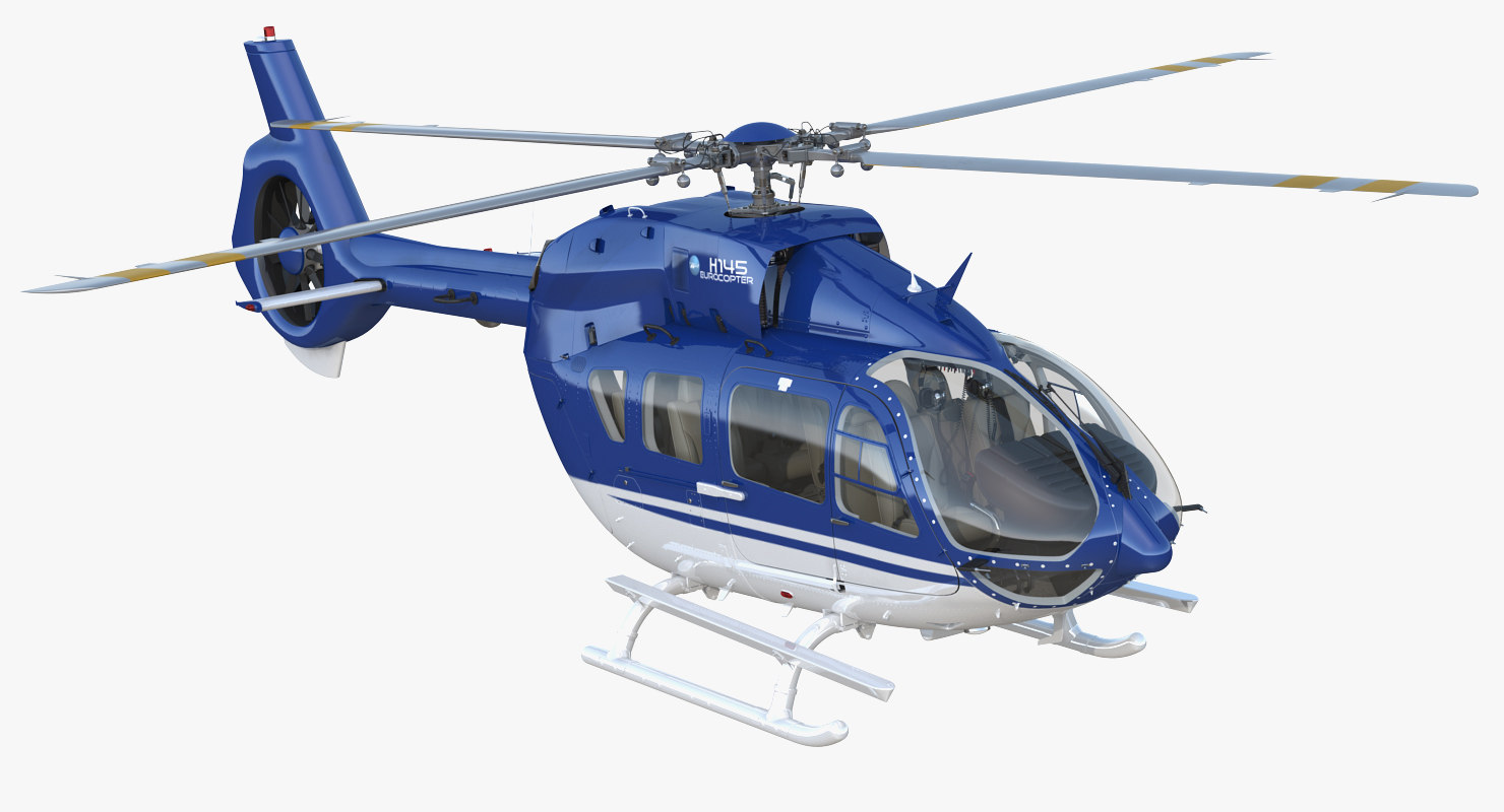 Civil helicopter airbus h145 3D model - TurboSquid 1212098